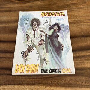 Other | Vintage Scream Comic Magazine 1973 Issue 2 Lady Satan Edgar Poe ...